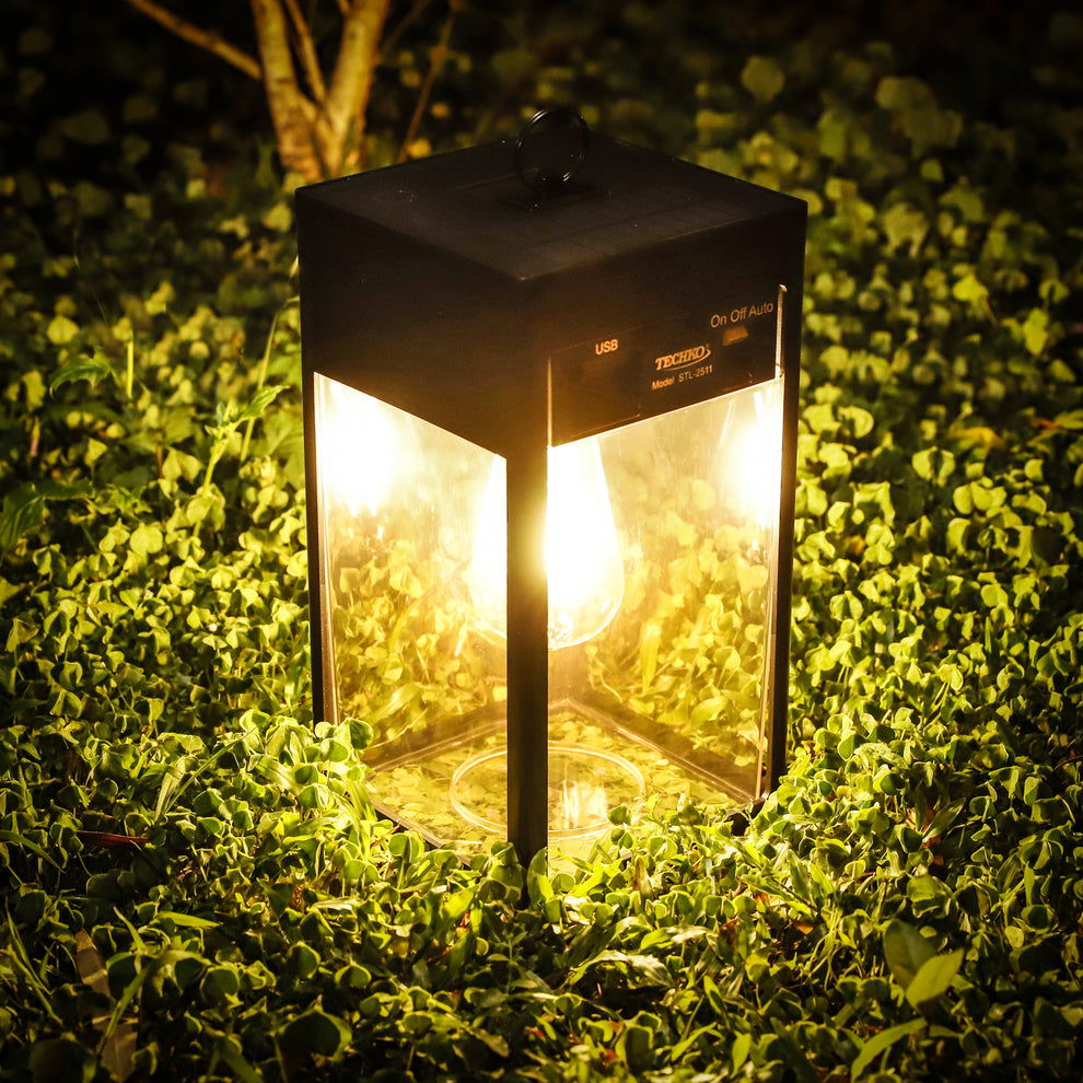 Solar Portable Lantern with Edison Bulb – Techko Group